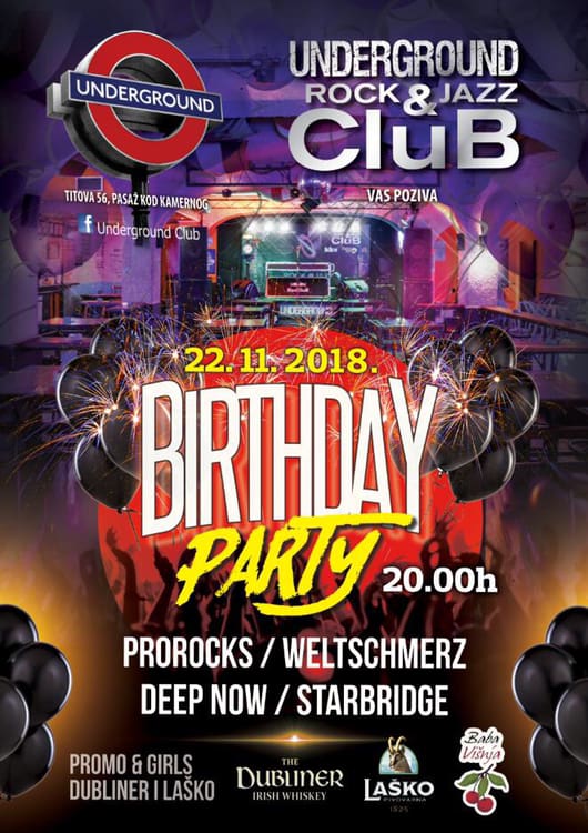 Underground Birthday Party - Destination Sarajevo