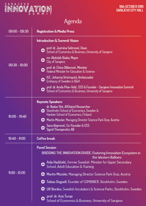 Sarajevo Innovation Summit - Destination Sarajevo
