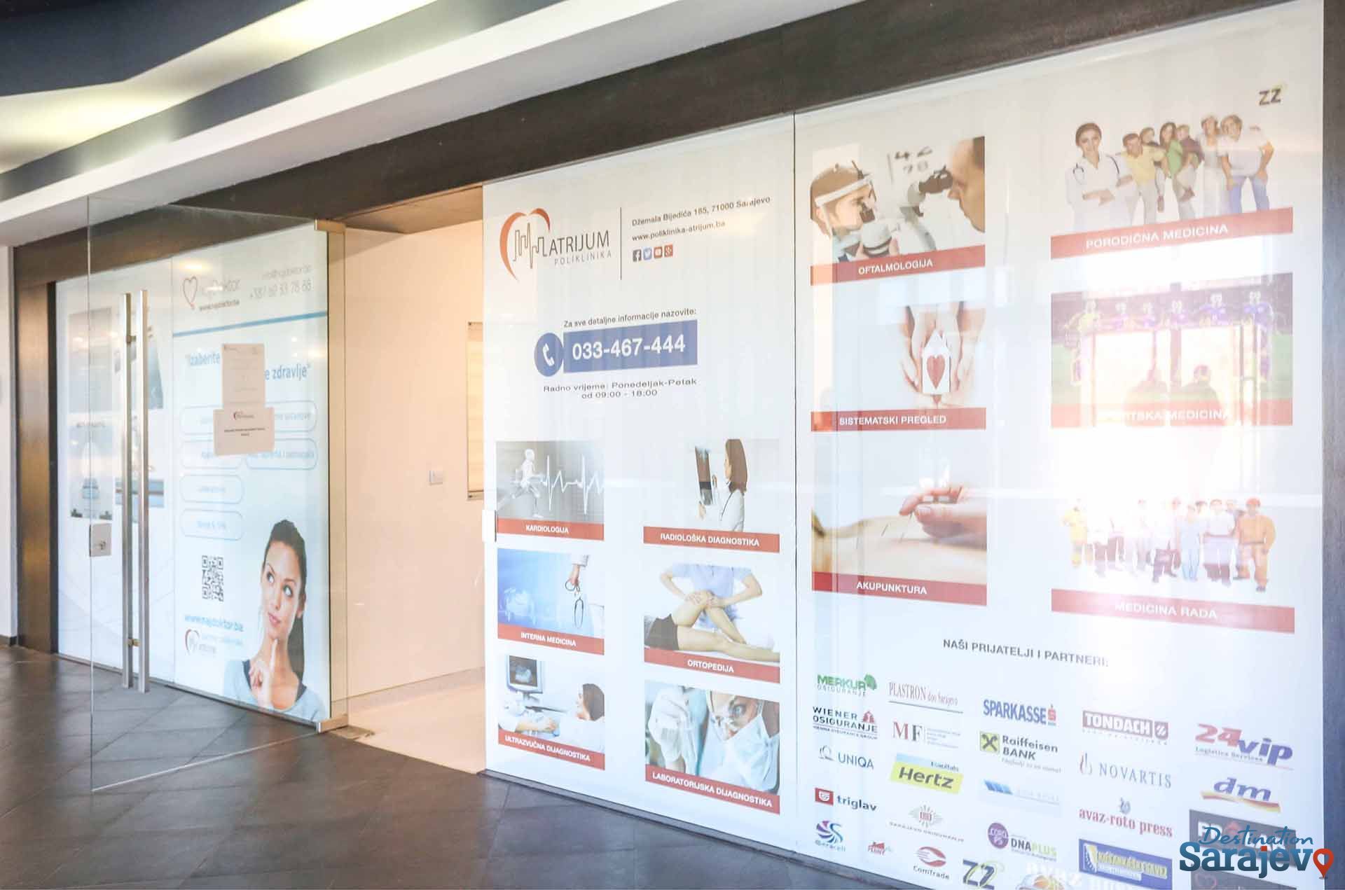 Poliklinika Atrijum - Destination Sarajevo