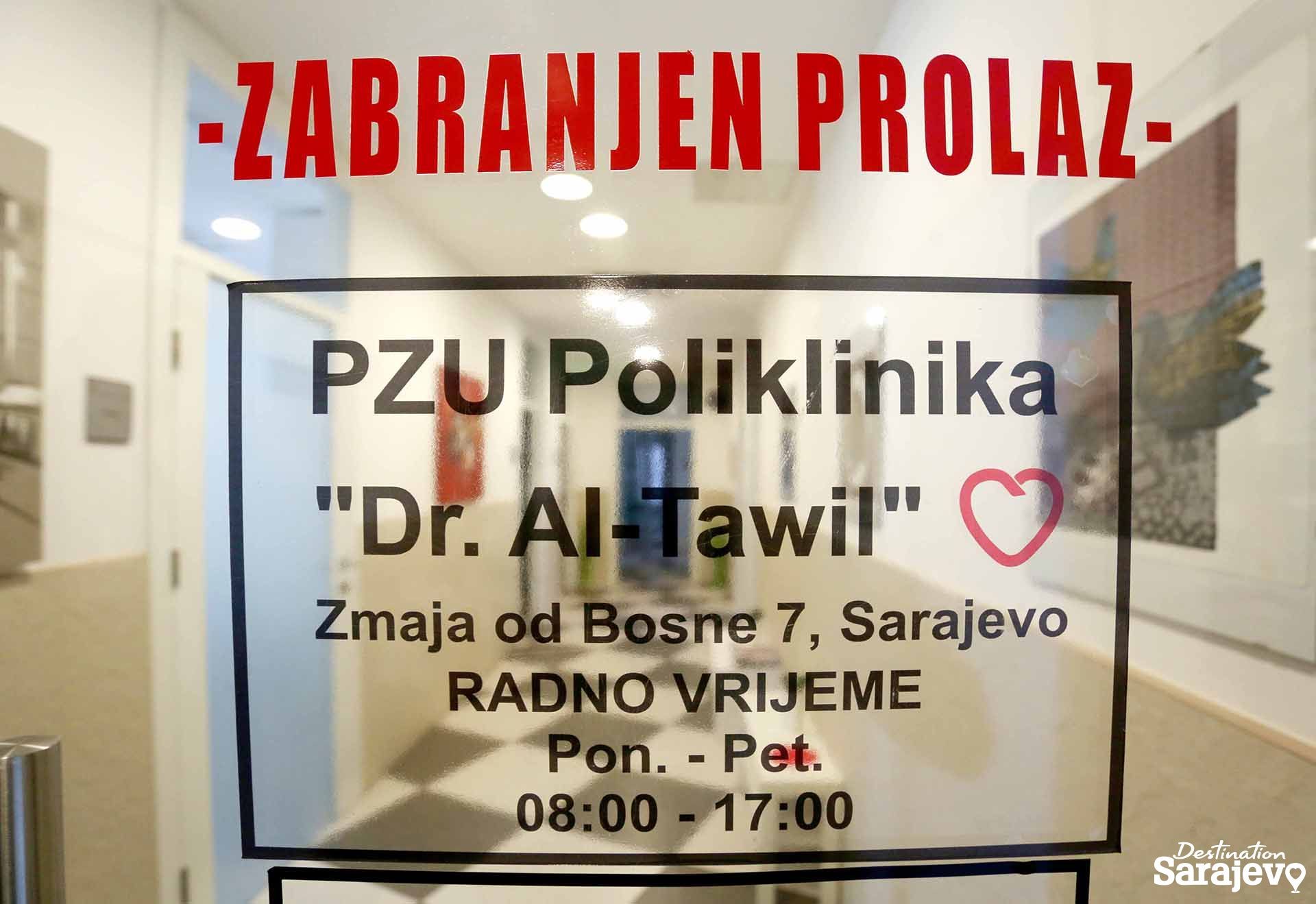 Polyclinic Dr. Al-Tawil - Destination Sarajevo